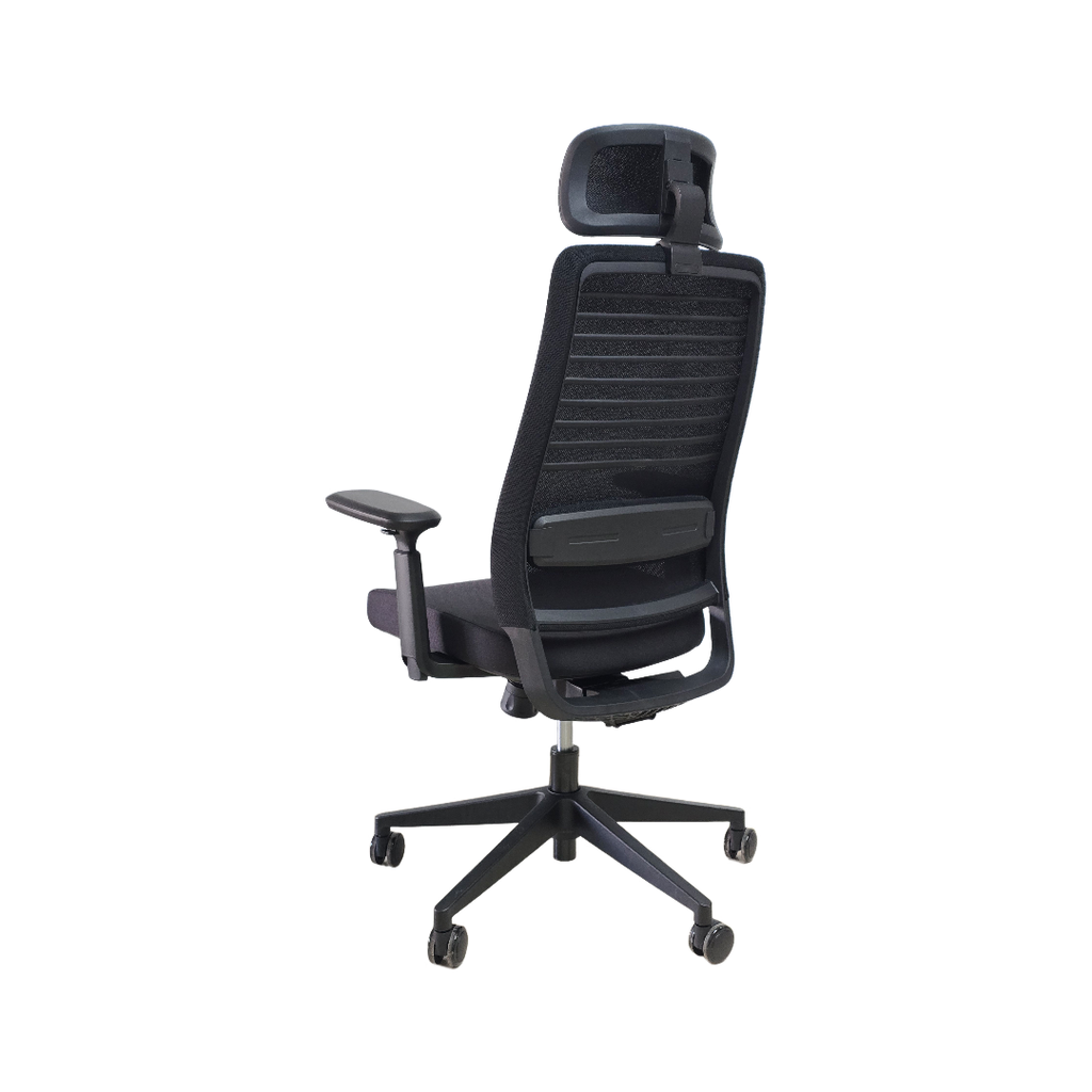 SILLON EJECUTIVO ARKO(F24) - MESH NEGRO - TELA NEGRO | Meycy Muebles