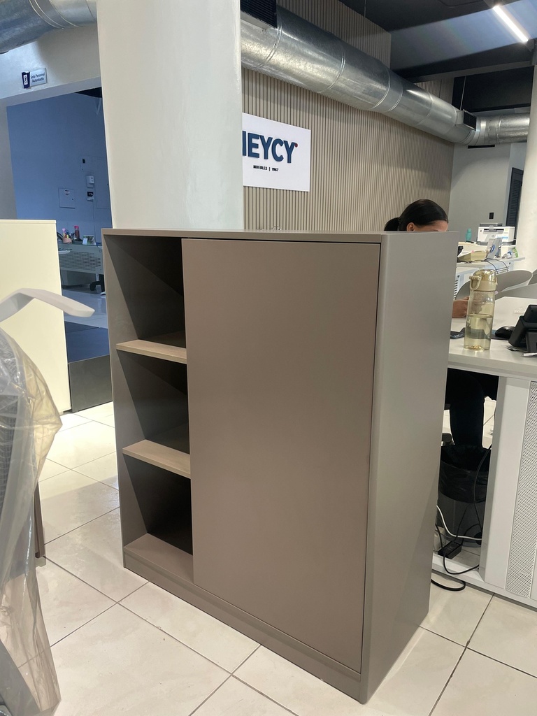 ESTANTE EJECUTIVO STEEL 1 32"X43" (S31B-09) | Meycy Muebles