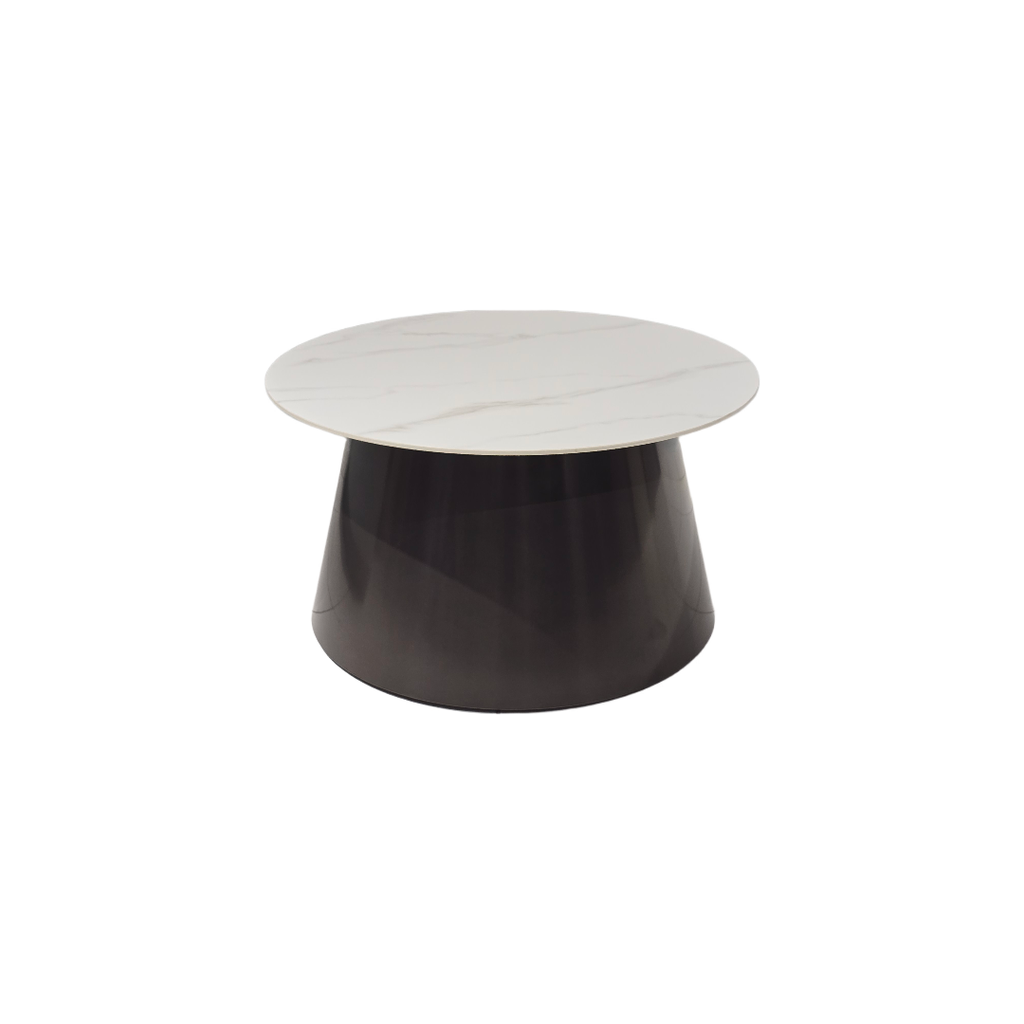 MESA DE CENTRO MOD 561 - TOPE DE CERAMICA BLANCA - ESTRUCTURA METAL ...